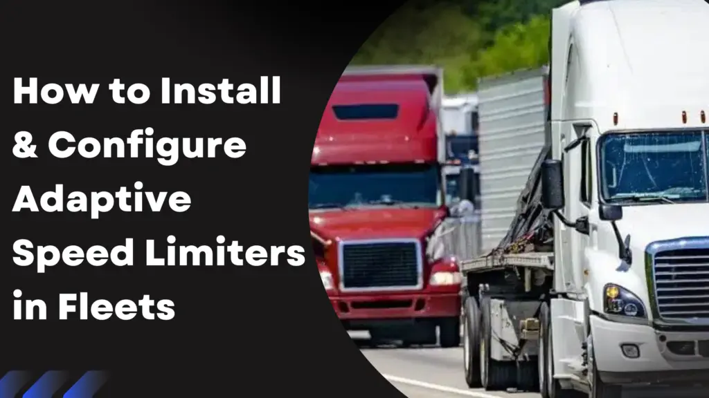 How to Install and Configure Adaptive Speed Limiters in Commercial ...